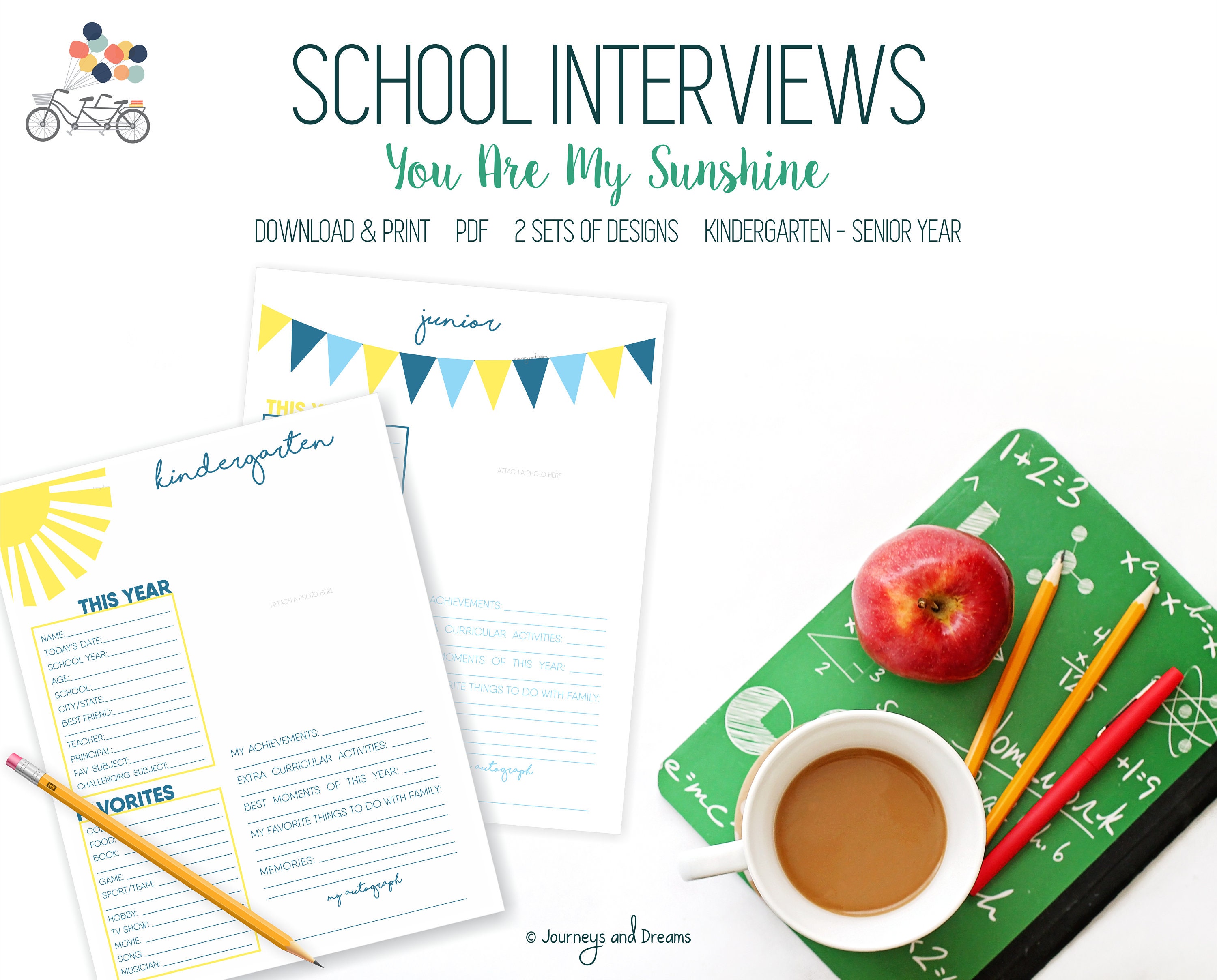 My School Years . School Interviews . Memory Book . Kindergarten ...