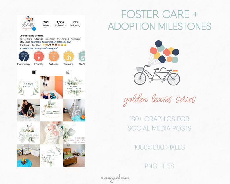 Foster Care and Adoption Milestone Signs . 180+ Signs! . Social Media ...