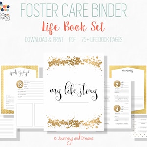 Foster Care Adoption Life Book . 75+ Pages! . 8.5x11 . PRINTABLE ...
