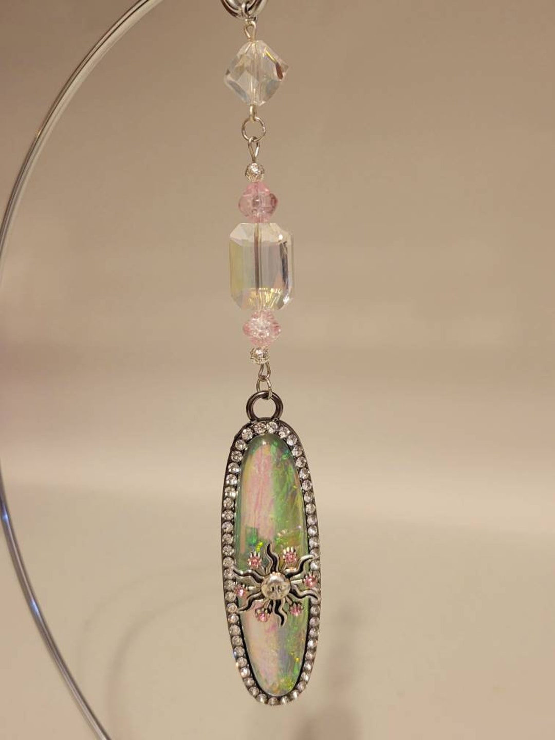 Suncatcher, Crystal Suncatcher, Rearview Mirror Suncatcher, Car ...