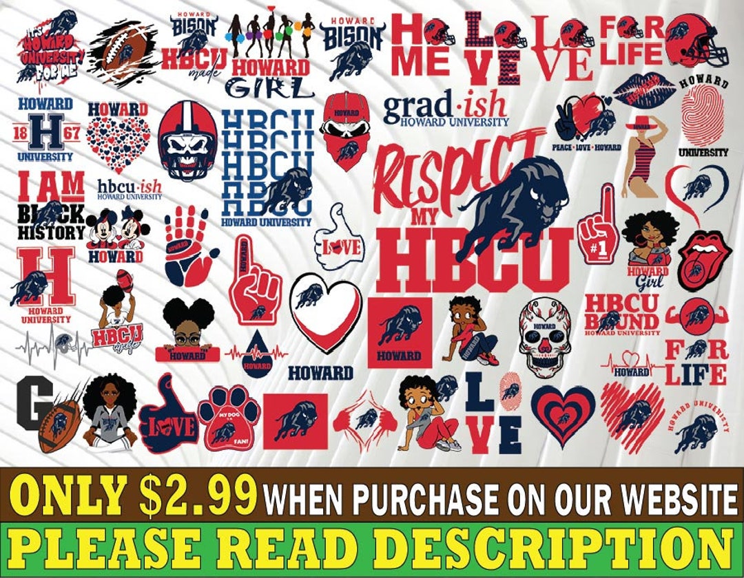 Howard University Svg HBCU Svg Collections HBCU Svg - Etsy