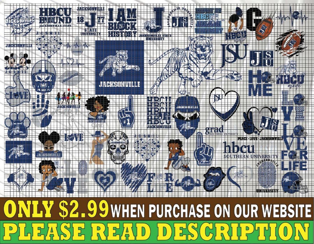 Jackson State Svg HBCU Svg Collections HBCU Svg Football - Etsy