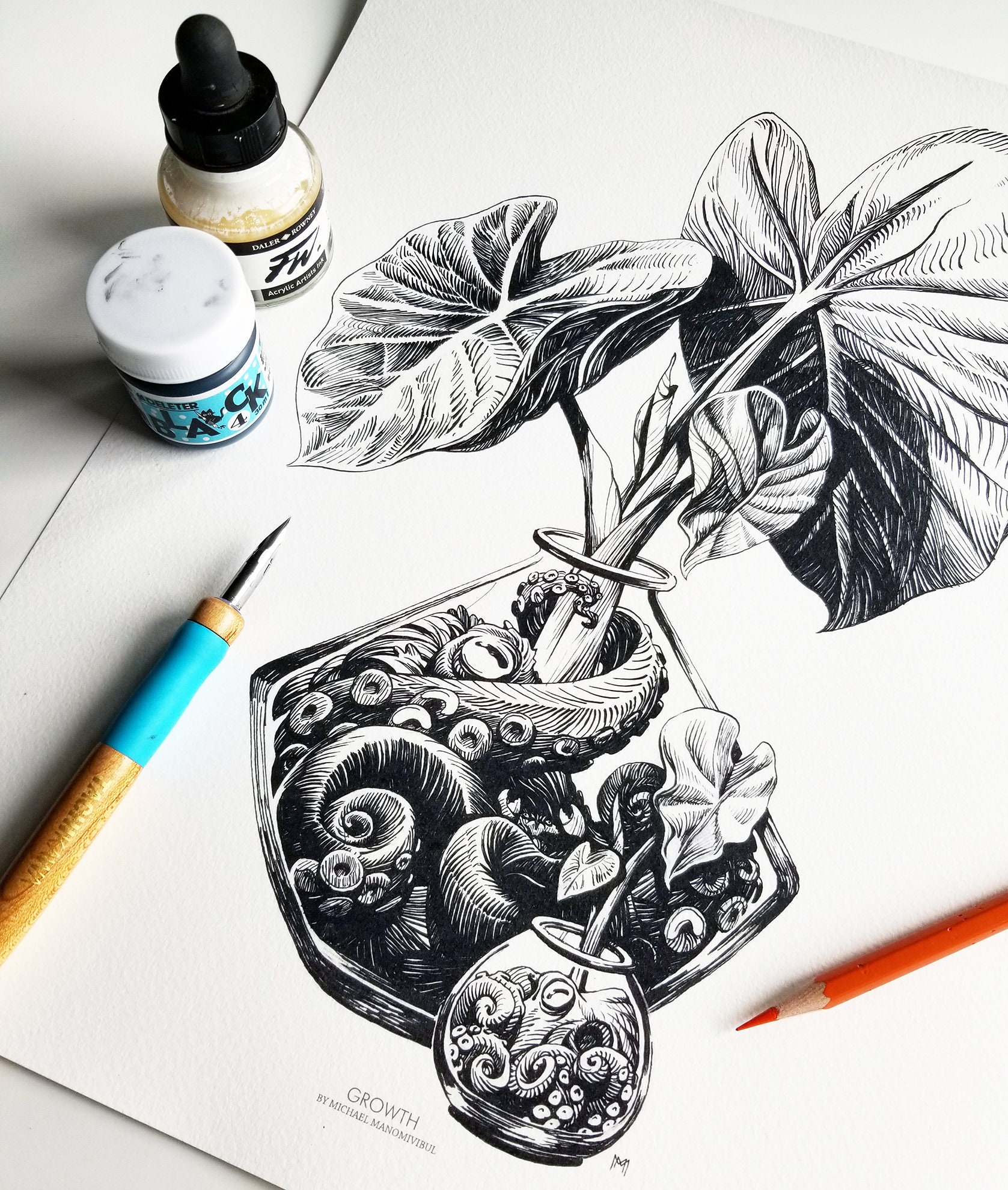 Growth (art Print) - Etsy