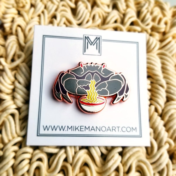 Crab Pin - Etsy