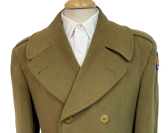 Vintage Ww2 Overcoat - Etsy