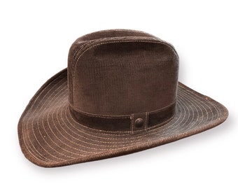 Corduroy Cowboy Hat - Etsy