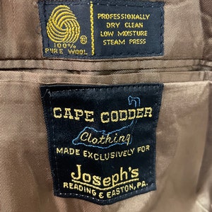 Vintage Cade Cooper 100% Wool Tweed Plaid Sport Jacket 40 R 1980s ...