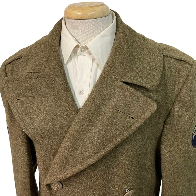 Vintage Ww2 Us Overcoat - Etsy