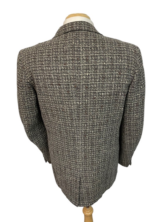 Vintage 1950s Atomic Fleck Tweed Sport Coat 38 R Jack… - Gem