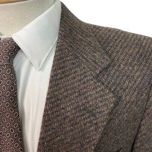Vintage Cade Cooper 100% Wool Tweed Plaid Sport Jacket 40 R 1980s ...