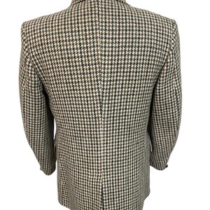 Vintage 60s 70s Harris Tweed Dunn & Co. Heavy Sport Coat 40 S ~ Houndstooth Plaid Blazer Jacket ...