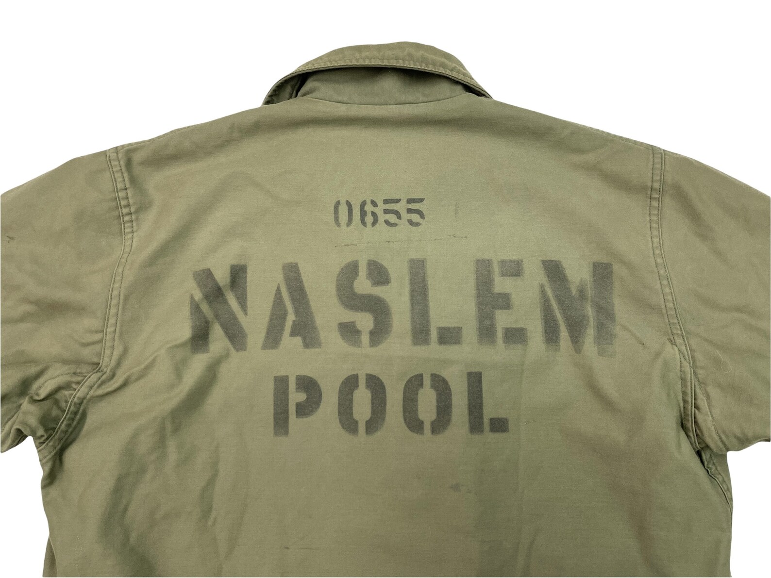 Vintage US Army A2 Deck Jacket L STENCIL | Etsy