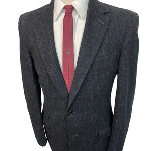 Vintage 1950s Black Atomic Fleck Sport Jacket 36 R ELVIS Rockabilly - Etsy