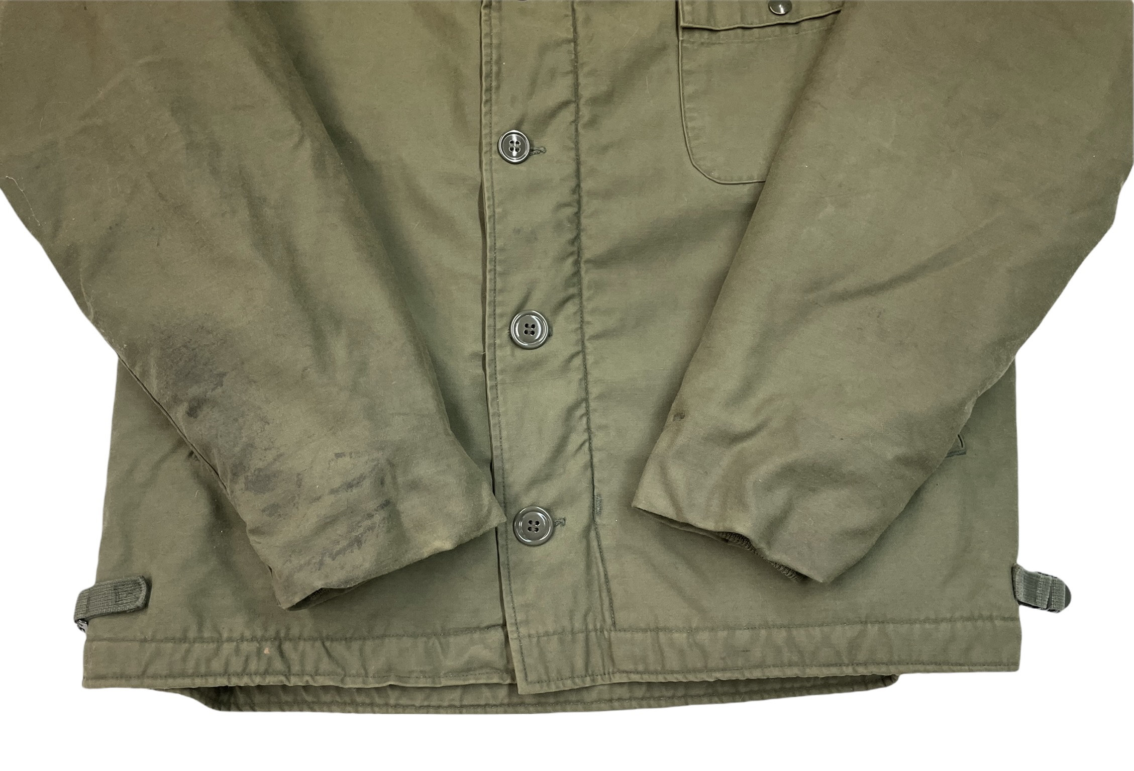 Vintage US Army A2 Deck Jacket L STENCIL | Etsy