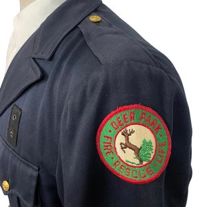 Vintage 1960s Fireman Dress Uniform Gabardine 2pc Suit Sz M - Etsy