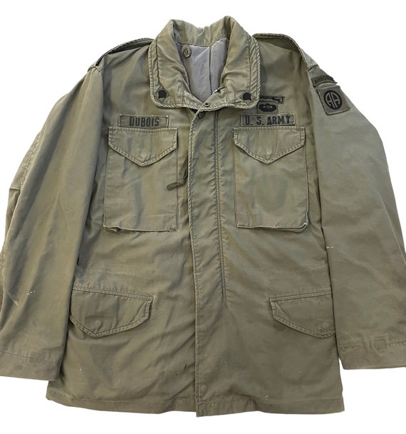 Vintage 1968 M65 Army Jacket 82nd Airborne Combat Pat… - Gem