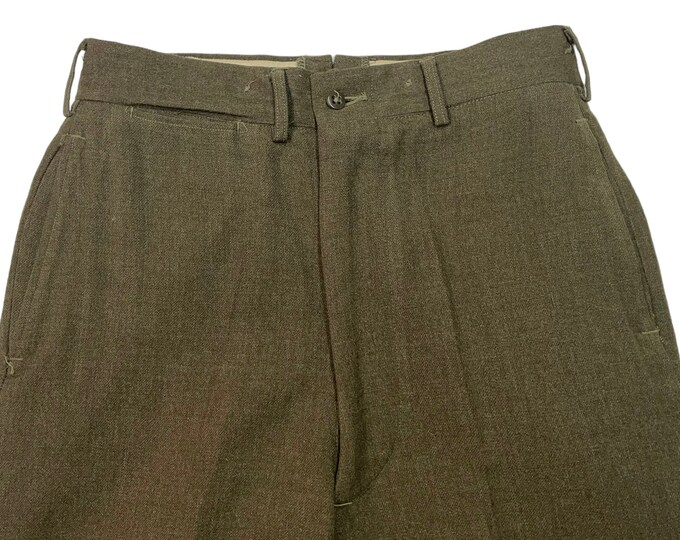 Vintage 1940s WW2 US Army Wool Trousers Measure 26 X 32 ~ 26W Pants - Etsy