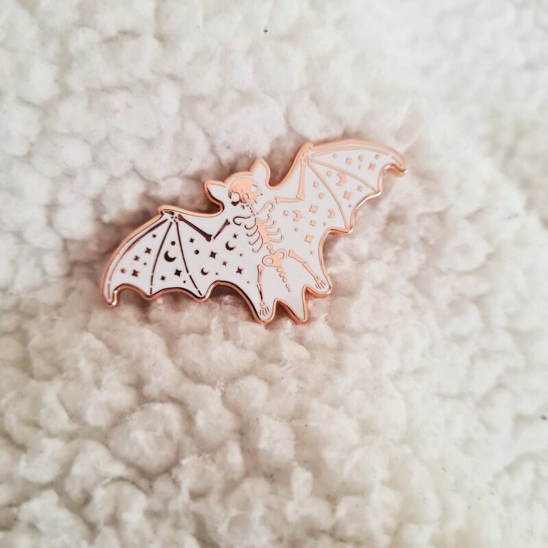 Bat Pin - Etsy