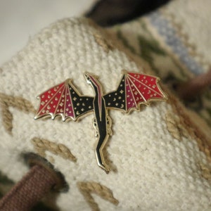 Green and Purple Dragon Enamel Pins - Etsy