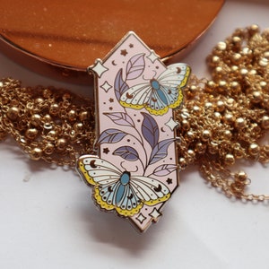 Sacred Beasts Butterfly Enamel Pin - Etsy