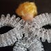Vintage Handmade Beaded Pixie Angel Christmas Ornament 1960s 1970s 5 ...