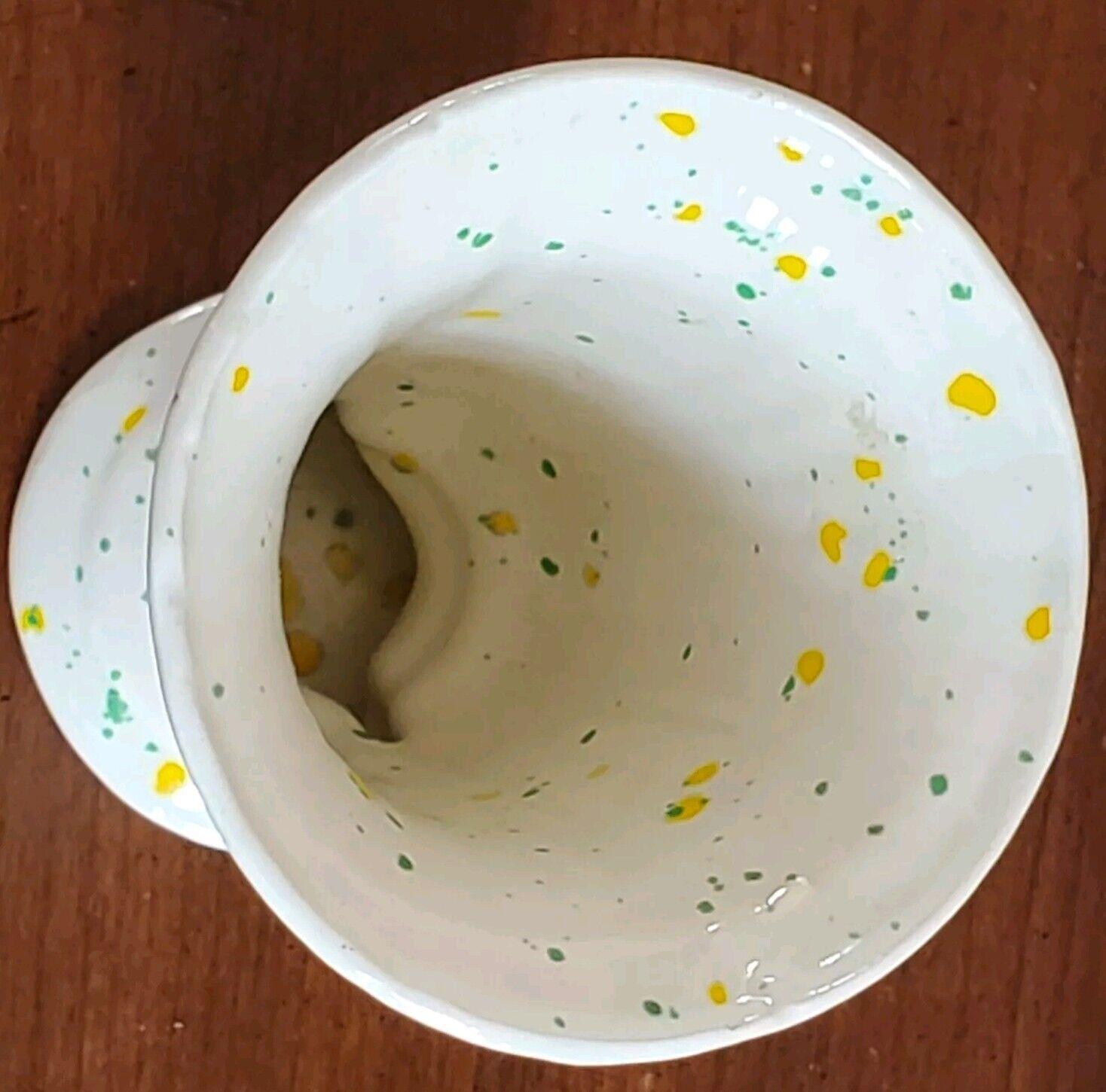 Vintage off White Haeger Pottery Vase Dove Love Birds Fluted MCM ...