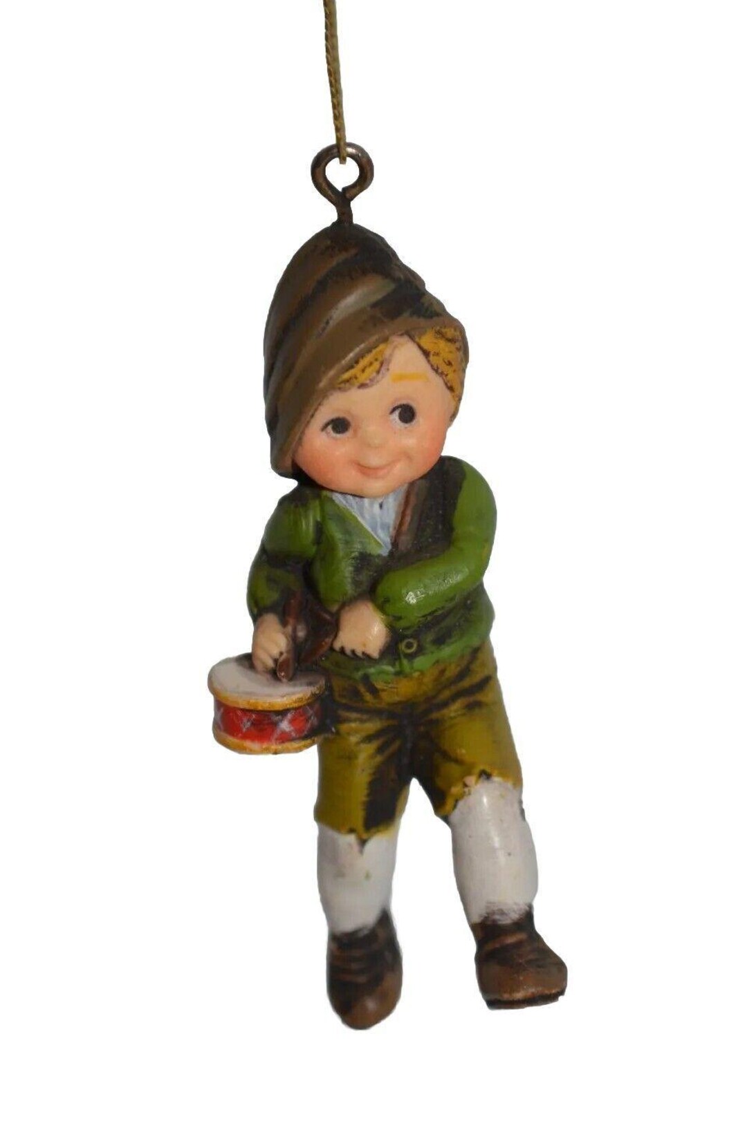 Hallmark Tree Trimmer Drummer Boy Christmas Figurine Ornament 1975 MCM ...