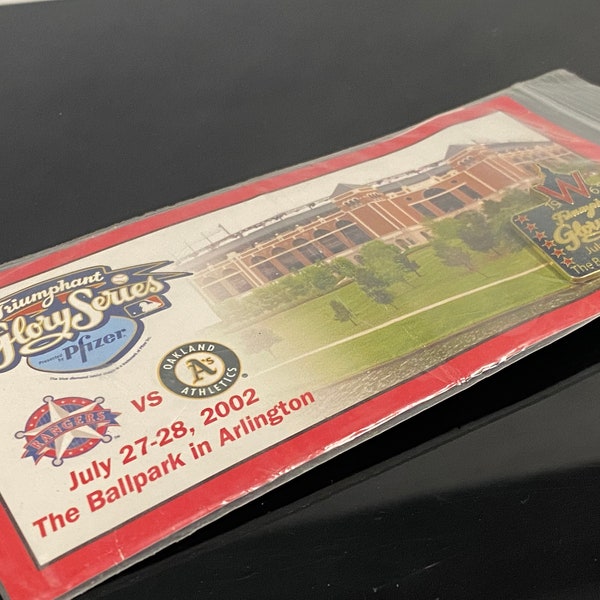 Texas Rangers Ticket - Etsy