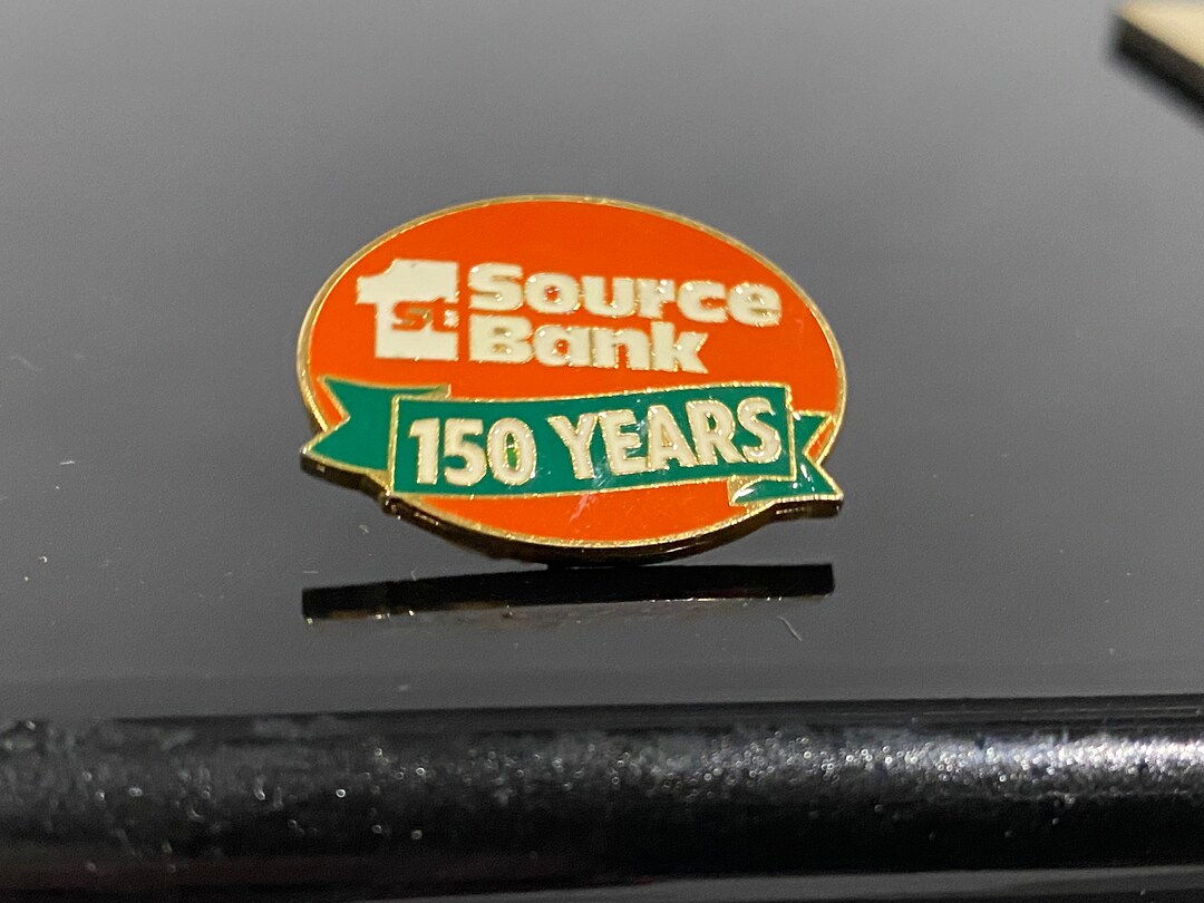 Vintage 1st Source Bank 150 Years Employee - Etsy