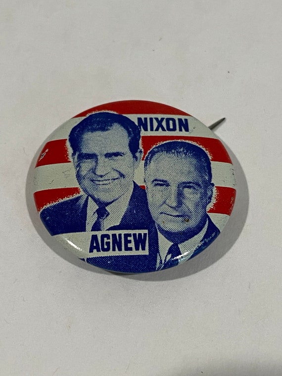 Vintage Richard Nixon / Spiro Agnew Presidential Repu… - Gem