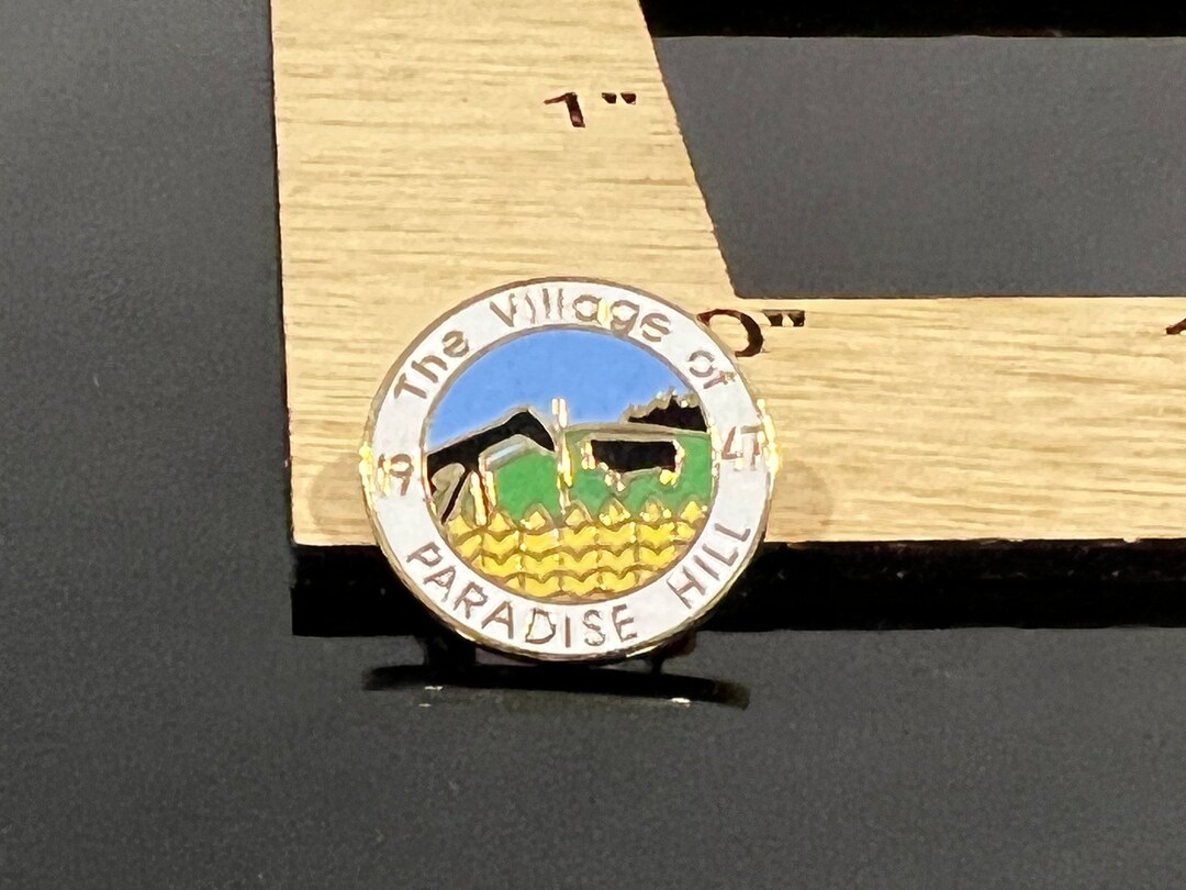 Vintage Village of Paradise Hill, Saskatchewan, Canada Seal Souvenir ...