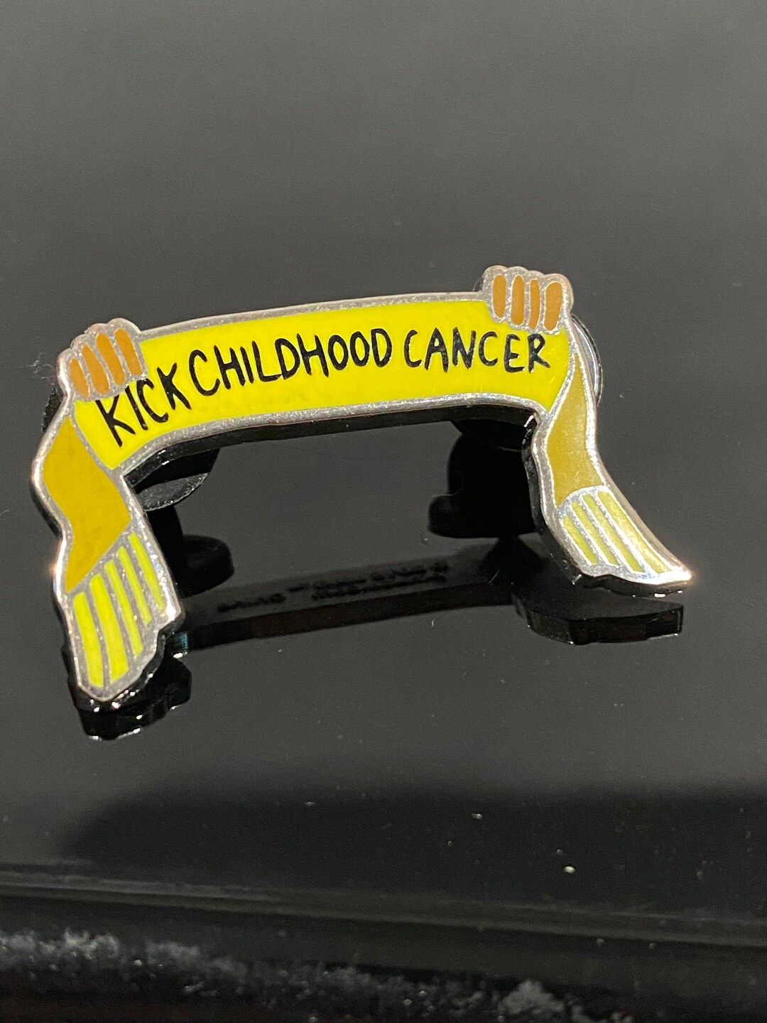 Vintage kick Childhood Cancer MLS Soccer Scarf - Etsy