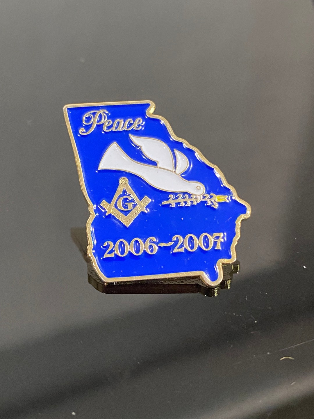 Vintage Freemasons Masons Logo Peace Dove 2006-07 Missouri Lapel Pin - Etsy