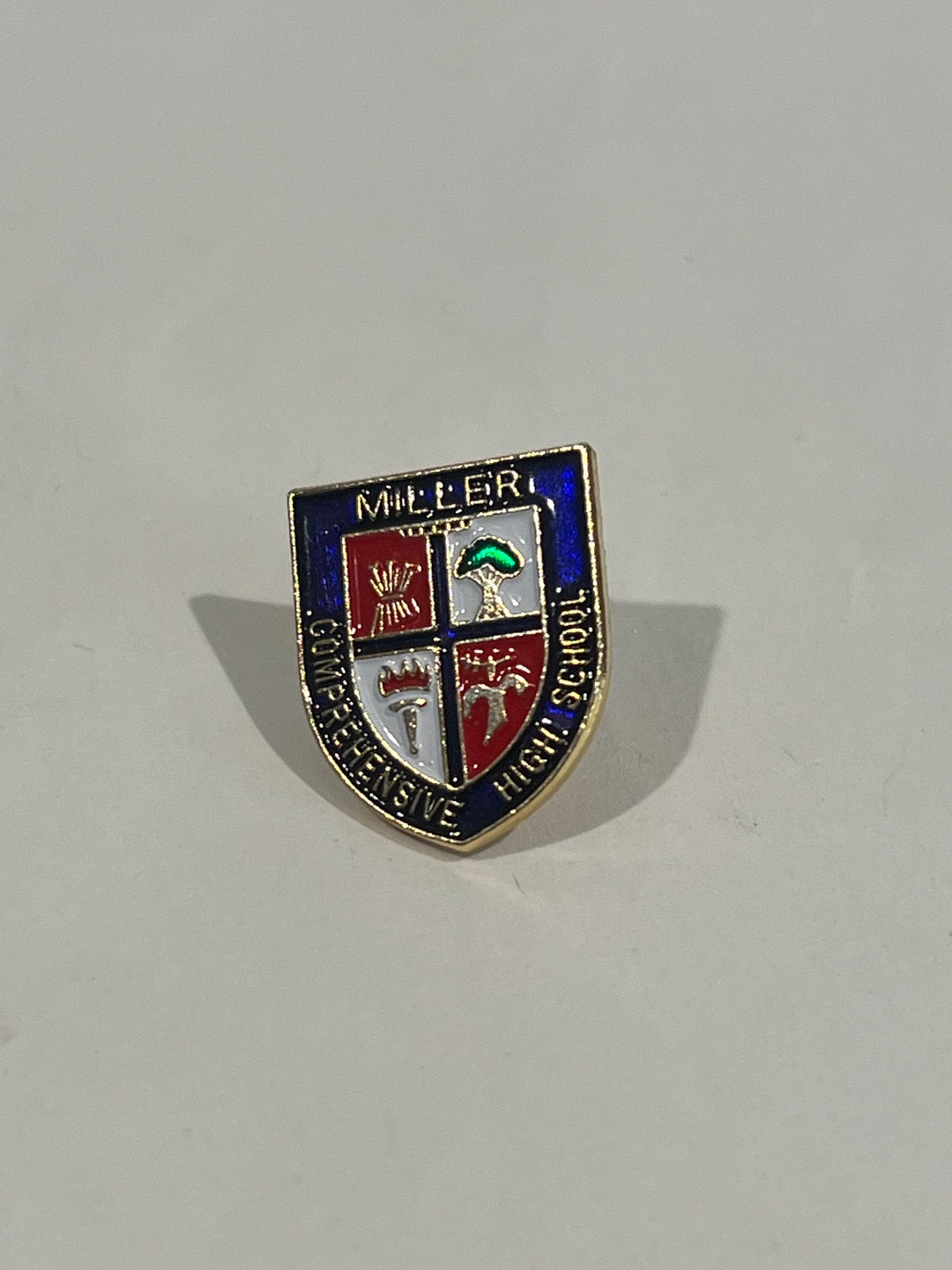 Vintage Miller Comprehensive High School Crest Logo Souvenir - Etsy