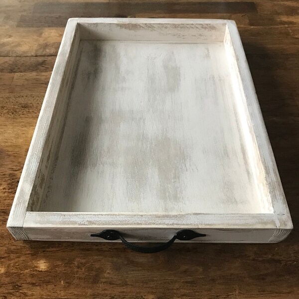 Distressed Wood Tray - Etsy