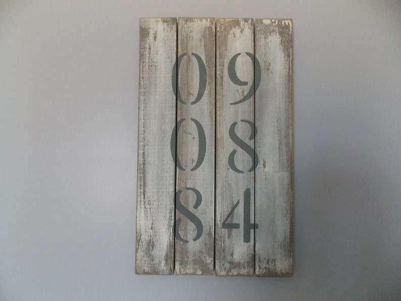 Distressed Wooden Anniversary Sign - Custom Made - Etsy