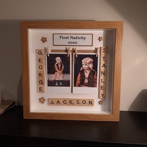 Handmade Personalised Scrabble Photo Frame for Mother's - Etsy