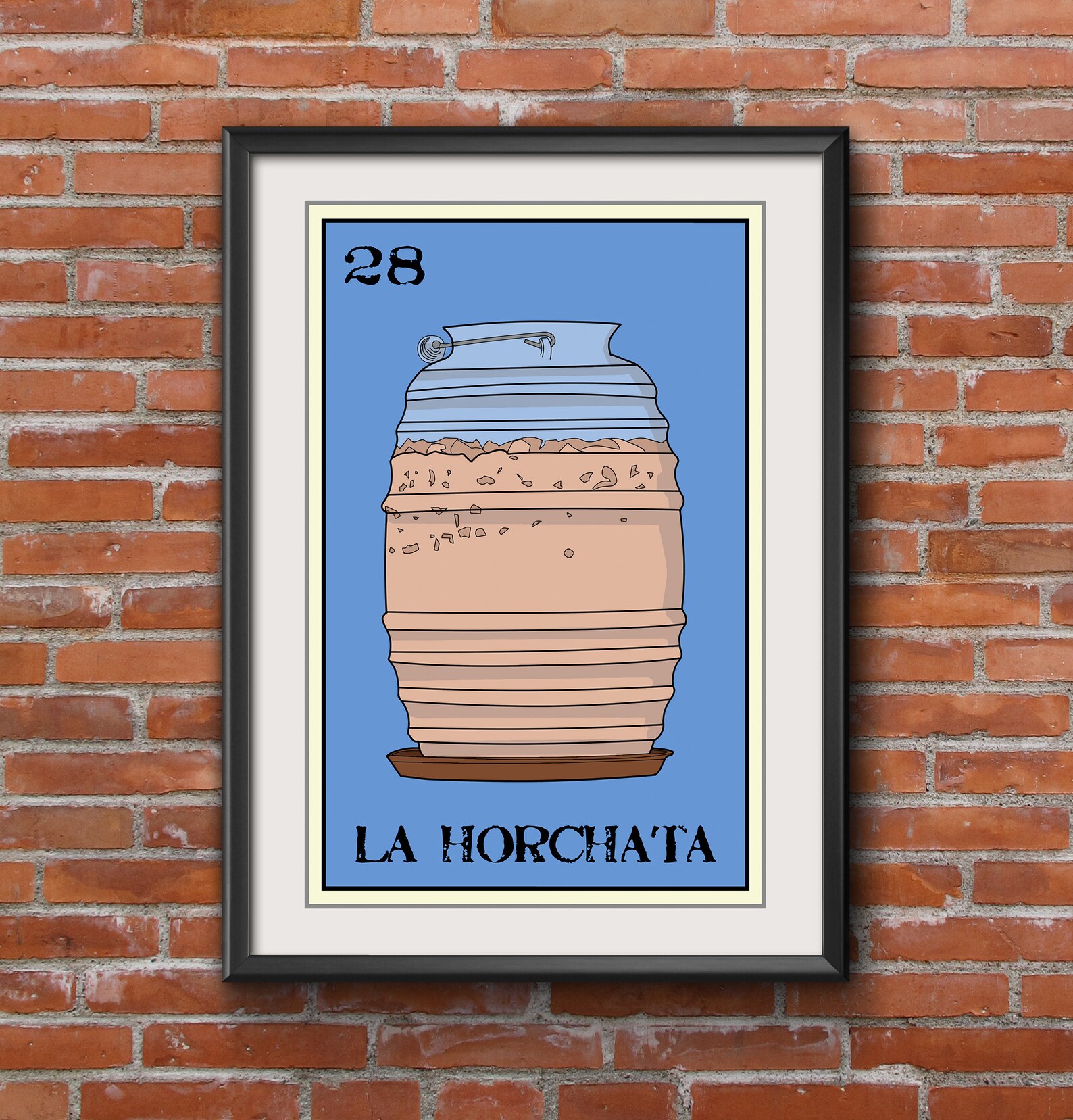 La Horchata-loteria 13x19 Art Printloteria Artloteria | Etsy