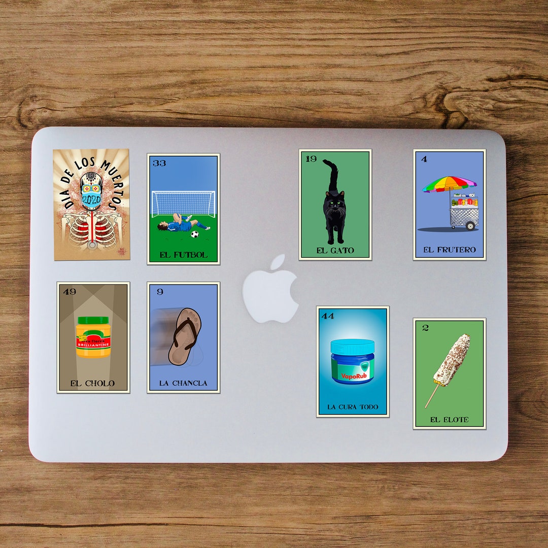 2x3 in Loteria Stickers Vinyl Free Shipping Stickers - Etsy