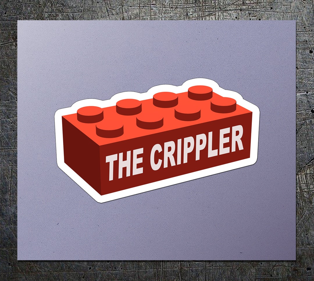 The Crippler Vinyl Sticker Vinyl, , Free Shipping, Stickers,bricks ...