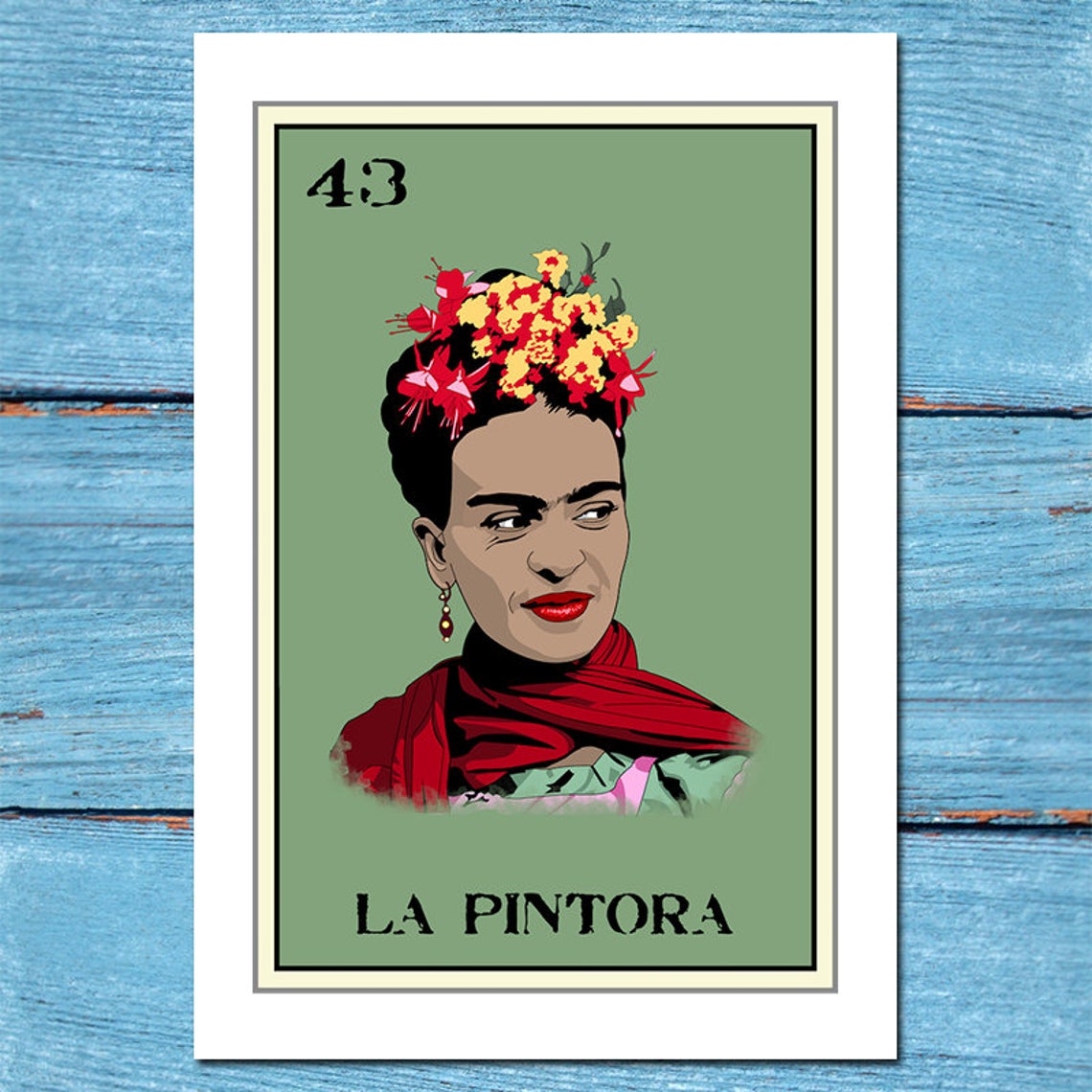 La Pintora Loteria 13x19 Art Printloteria Artloteria - Etsy