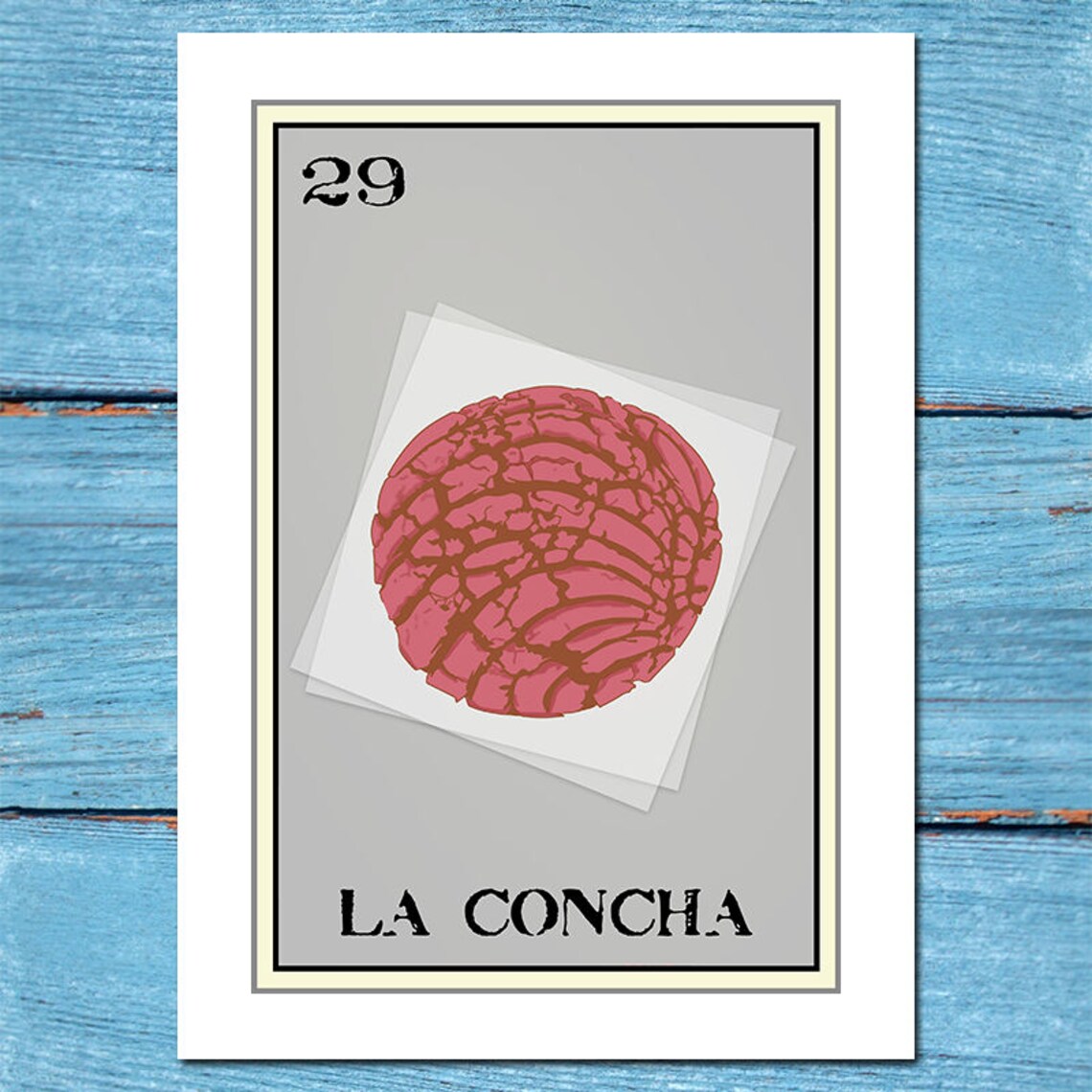 La Concha-loteria 13x19 Art Printloteria Artloteria | Etsy
