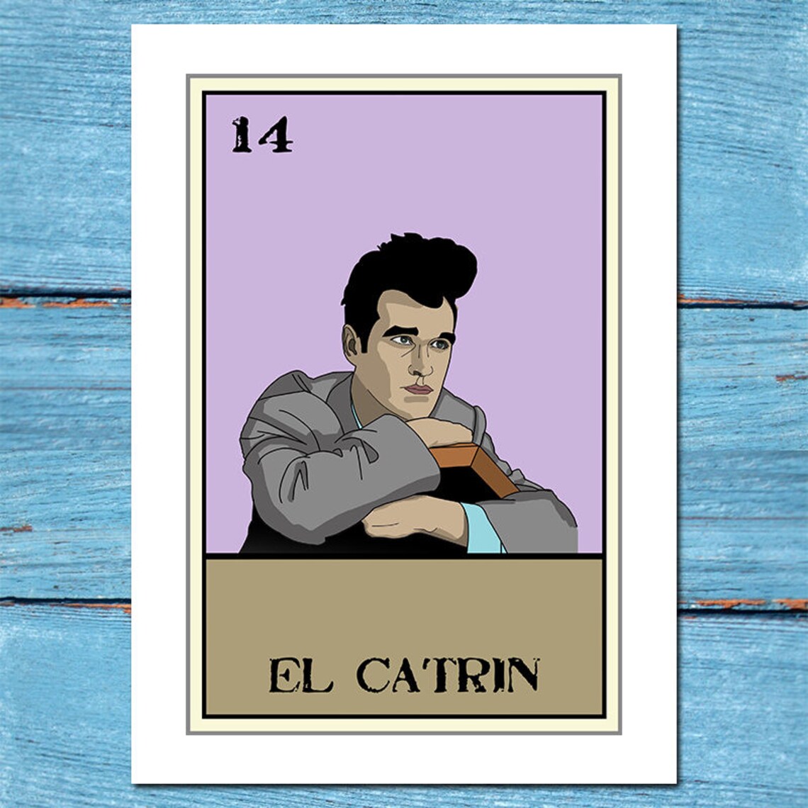 El Catrin-loteria 13x19 Art Printloteria Artloteria - Etsy UK