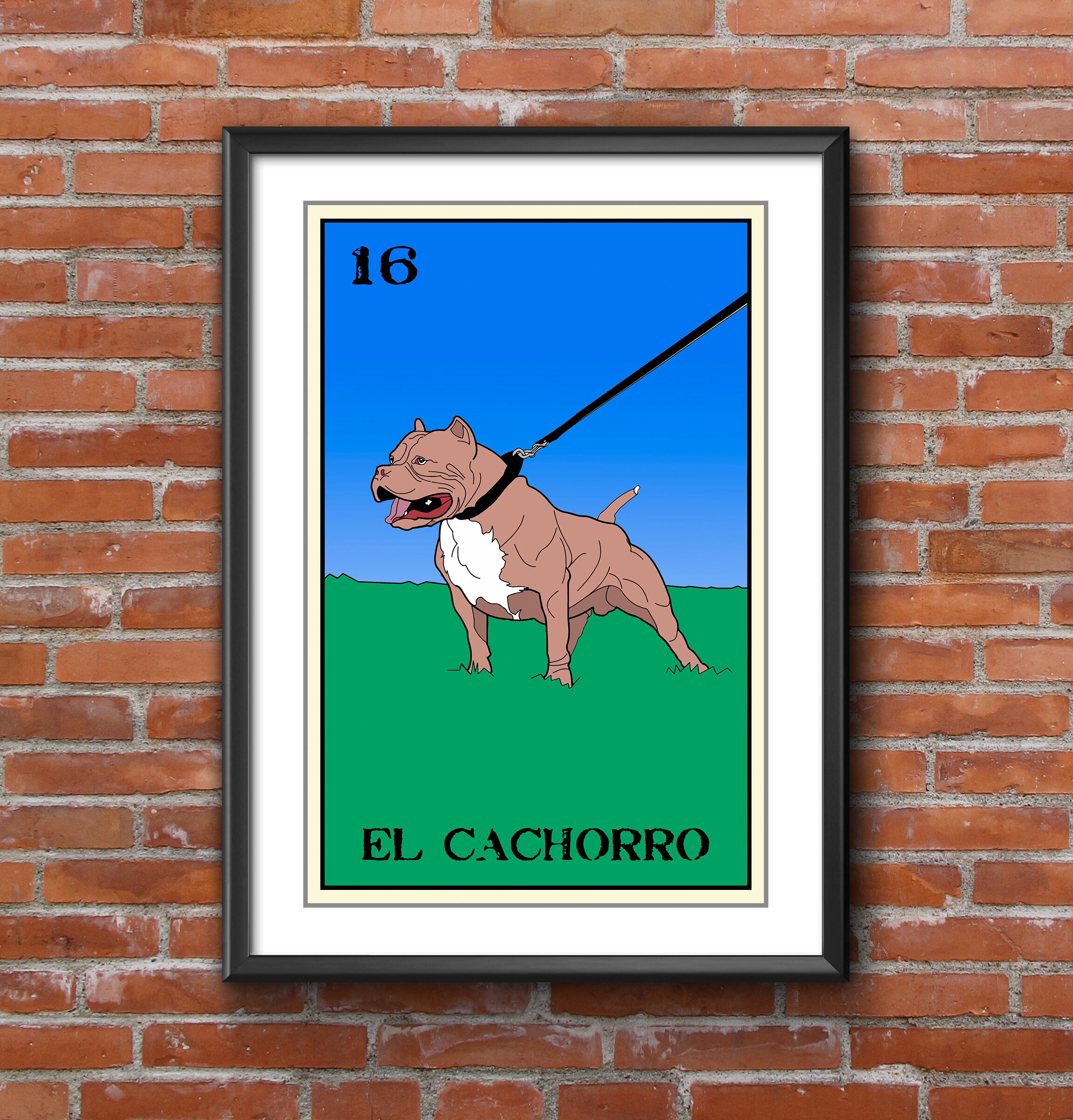El Cachorro-Loteria 13x19 Art Printloteria artloteria | Etsy
