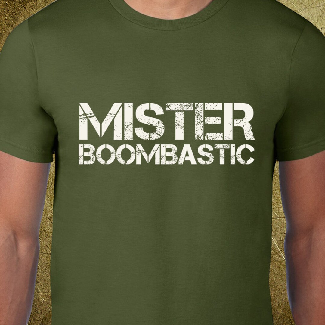 Mr. Boombastic Tshirt Creative Tshirtmen's Teecheap - Etsy
