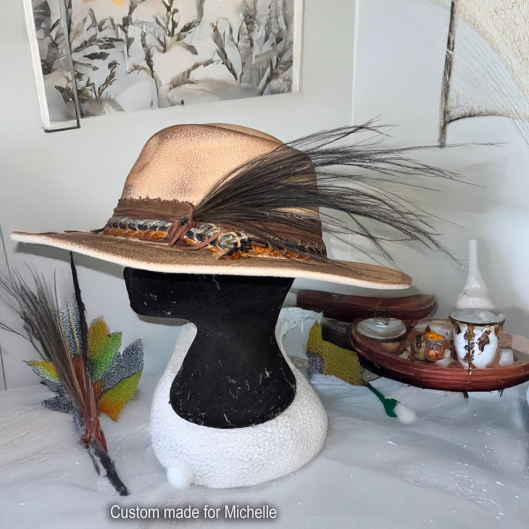 Cassowary Feather HAT PIN, Rare Australian Feathers, Millinery, Boho - Etsy