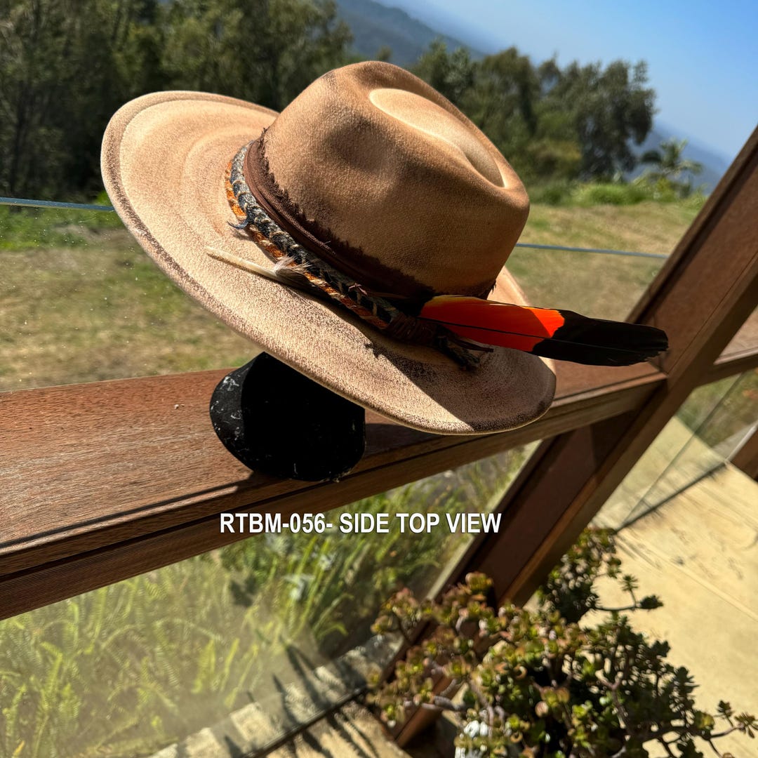 Akubra Hat Feather Red Tailed MALE Black Cockatoo TAIL Feather, Boho ...