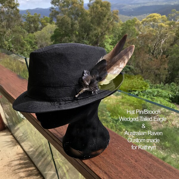 Feather Hat Pin - Etsy