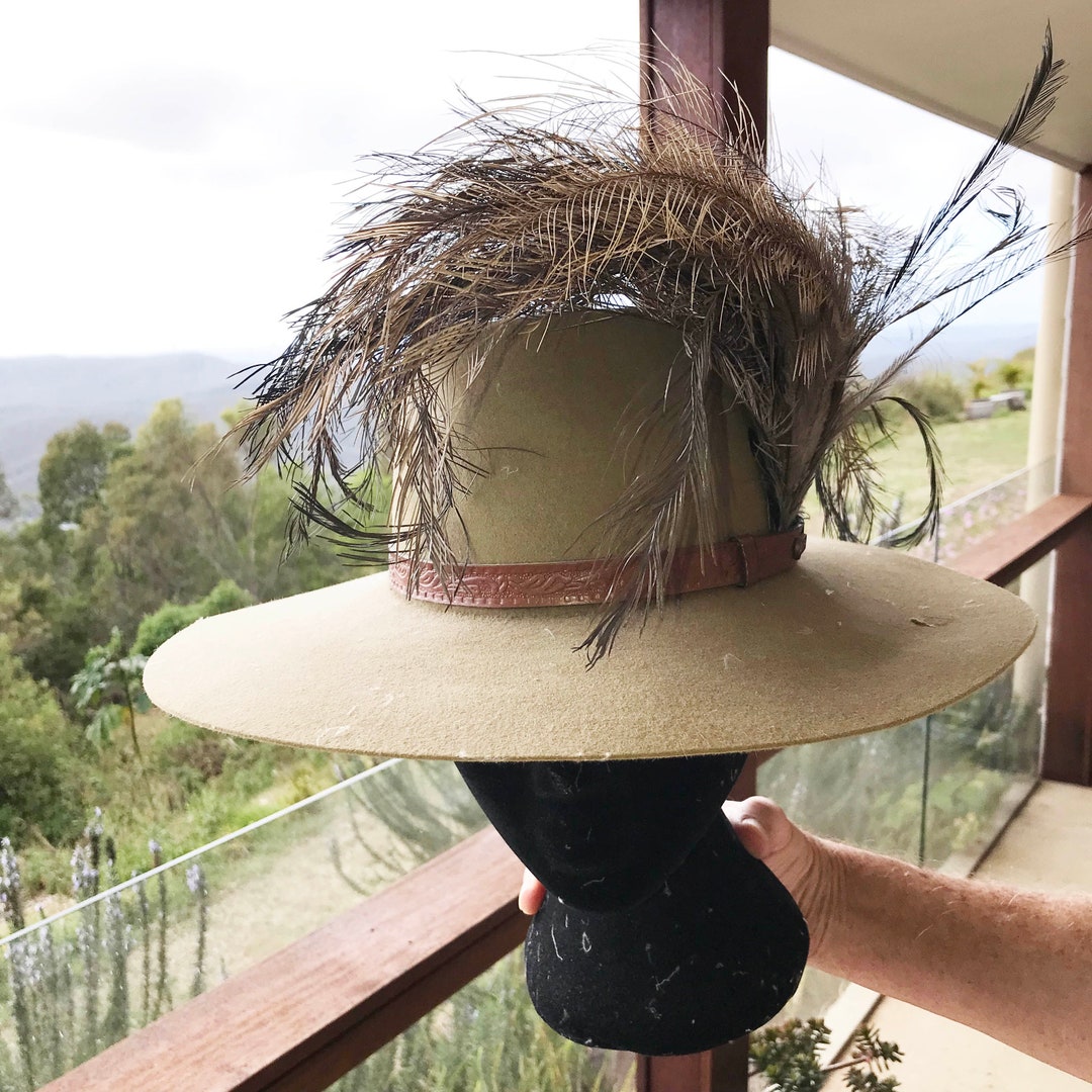 EMU TUFT WW 1 Slouch Hat Lighthorsemen "kangaroo Feathers - Emu Plumes ...