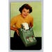 Vintage Addo-x Plus SML Adding Machine Calculator Advertising Postcard ...